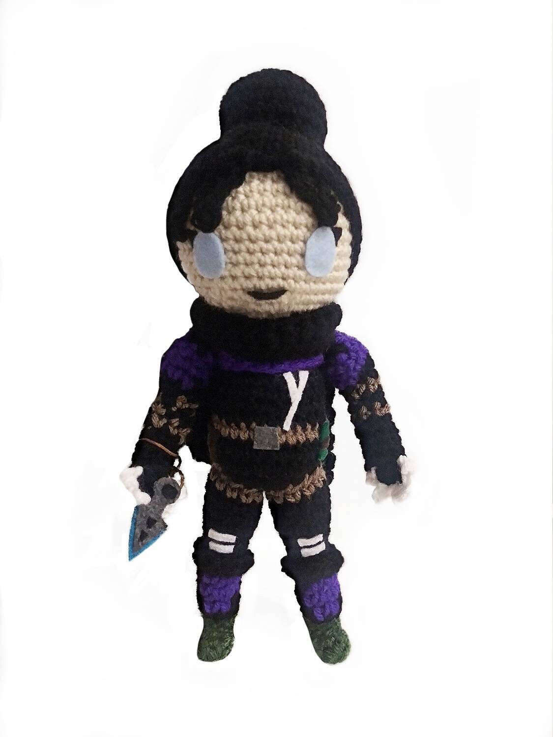 Apex Legends Wraith Amigurumi Crochet Plush Doll - Etsy