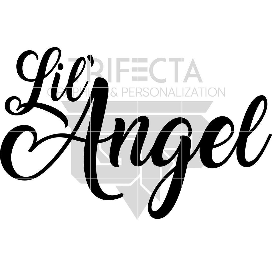 Little Angel SVG - Etsy