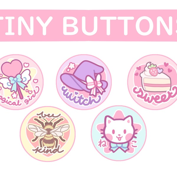 Pastel Buttons - Etsy