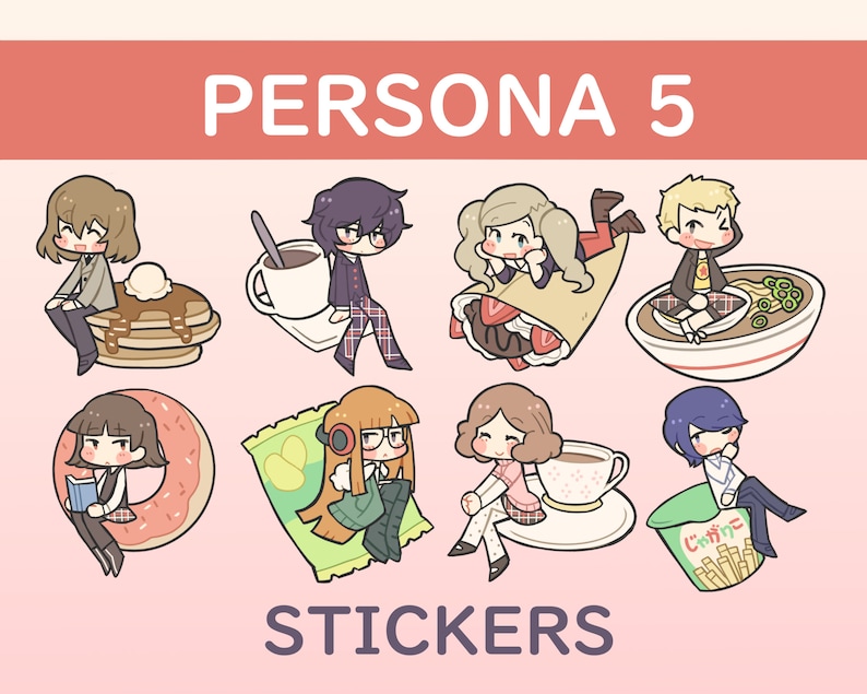 Persona 5 Stickers - Etsy
