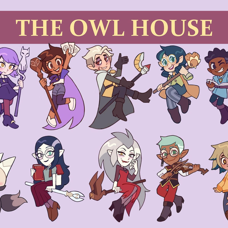 Owl House Luz Sticker - Etsy