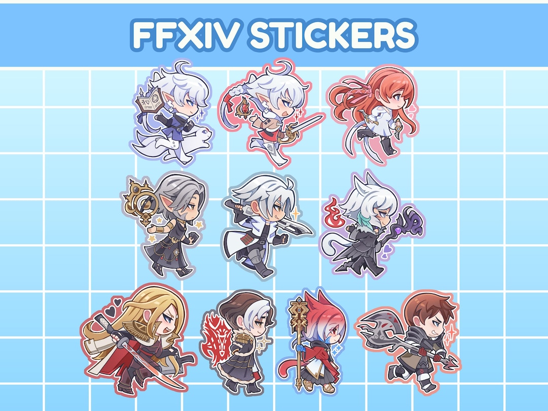 FFXIV Final Fantasy Shadowbringers Stickers - Etsy