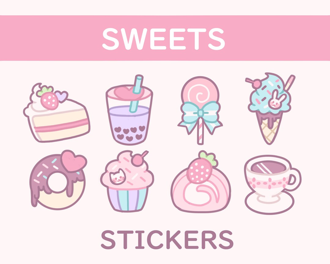 Sweets (mini) Stickers - Etsy