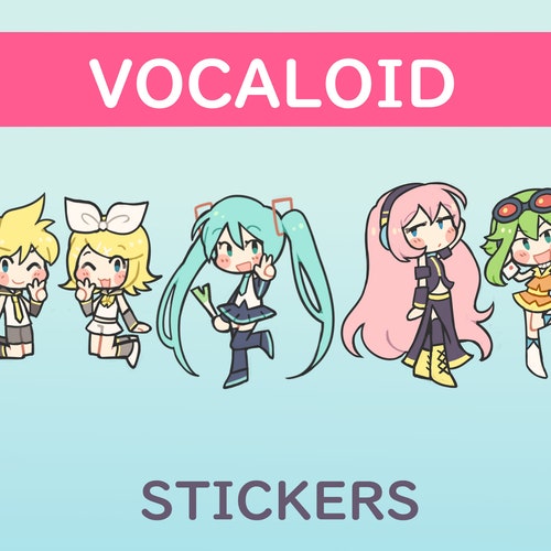 Vocaloid Module Stickers hatsune Miku Kagamine Rin Kagamine - Etsy