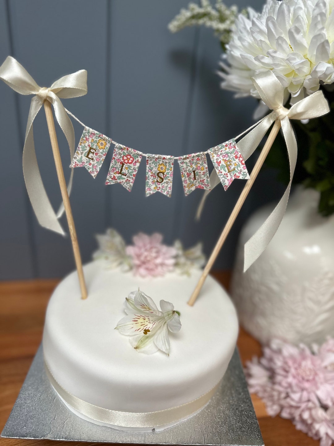 Liberty Cake Topper Bunting | Birthday Cake Liberty Bunting ...