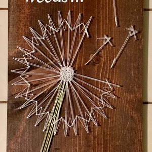 Dandelion String Art - Etsy