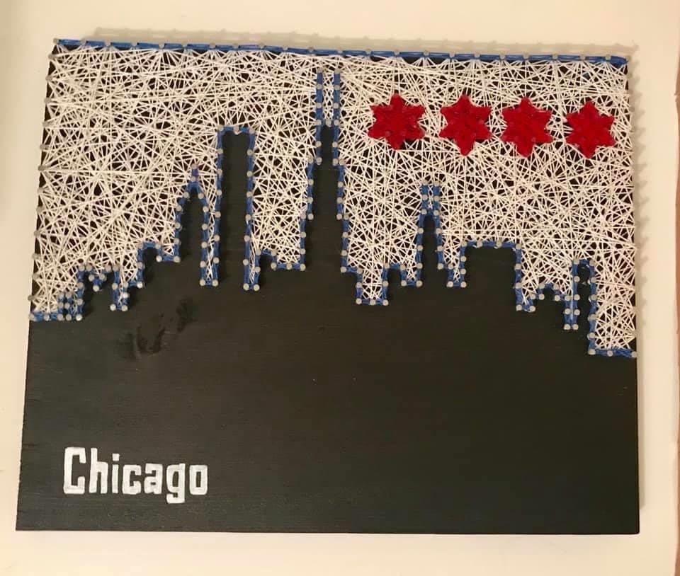 Chicago Skyline String Art - Etsy