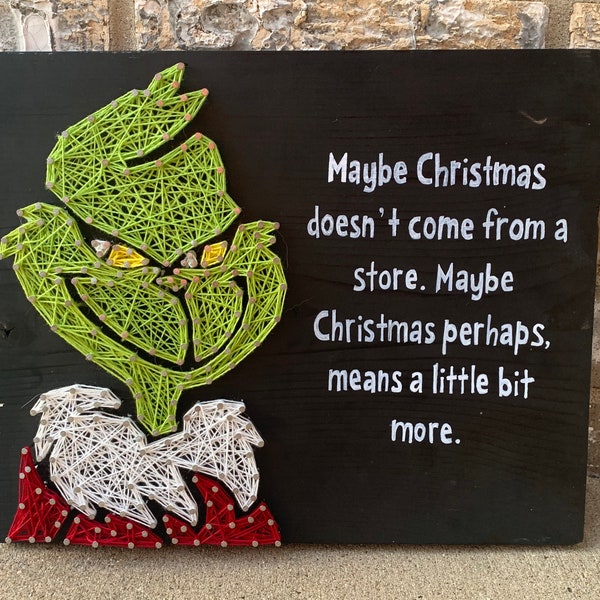 String Art the Grinch - Etsy