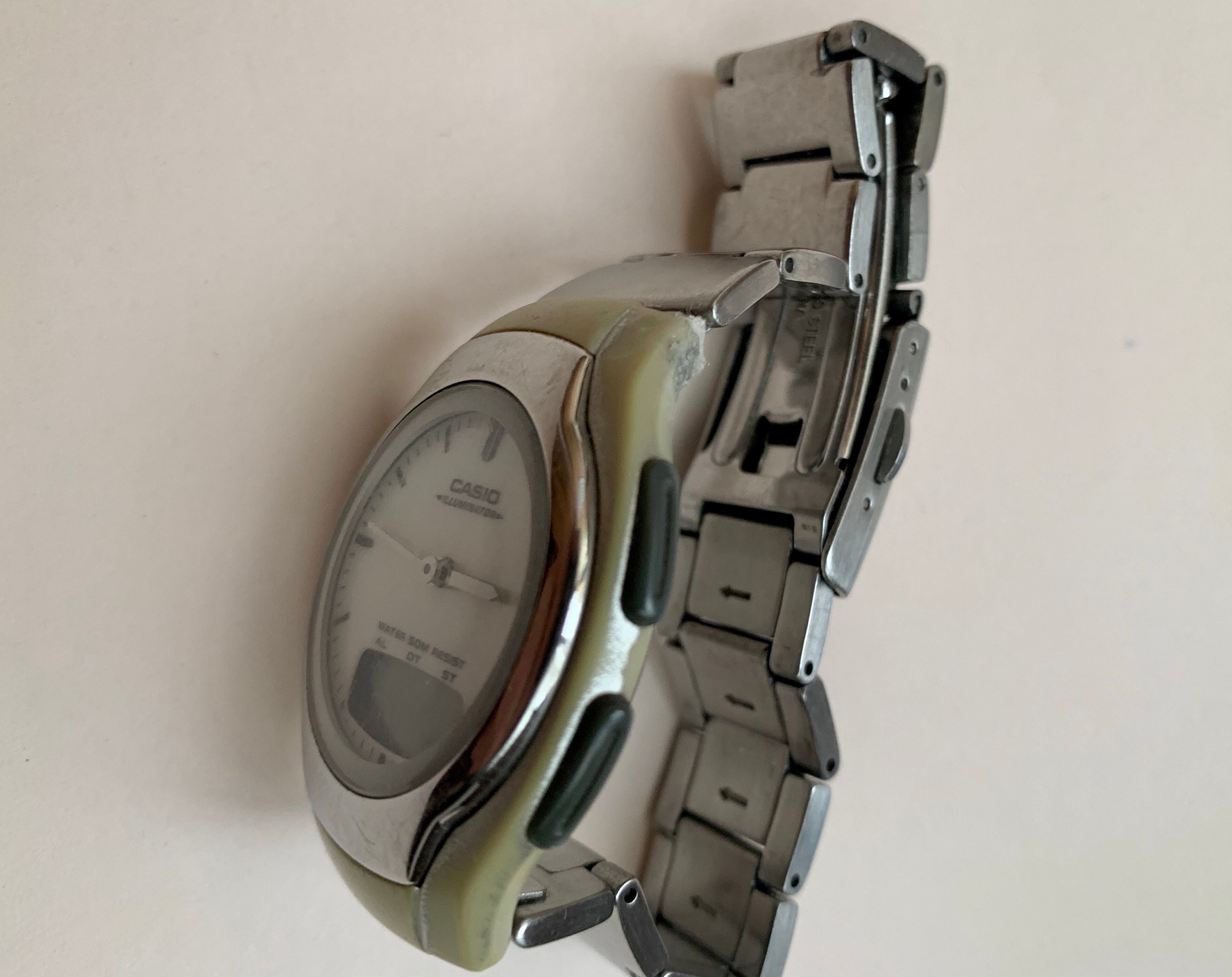 Vintage Casio Illuminator AW-E10 Digital Dual Time / Quartz | Etsy