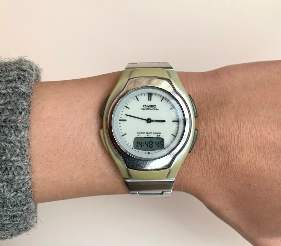 Vintage Casio Illuminator AW-E10 Digital Dual Time/ Quartz | Etsy