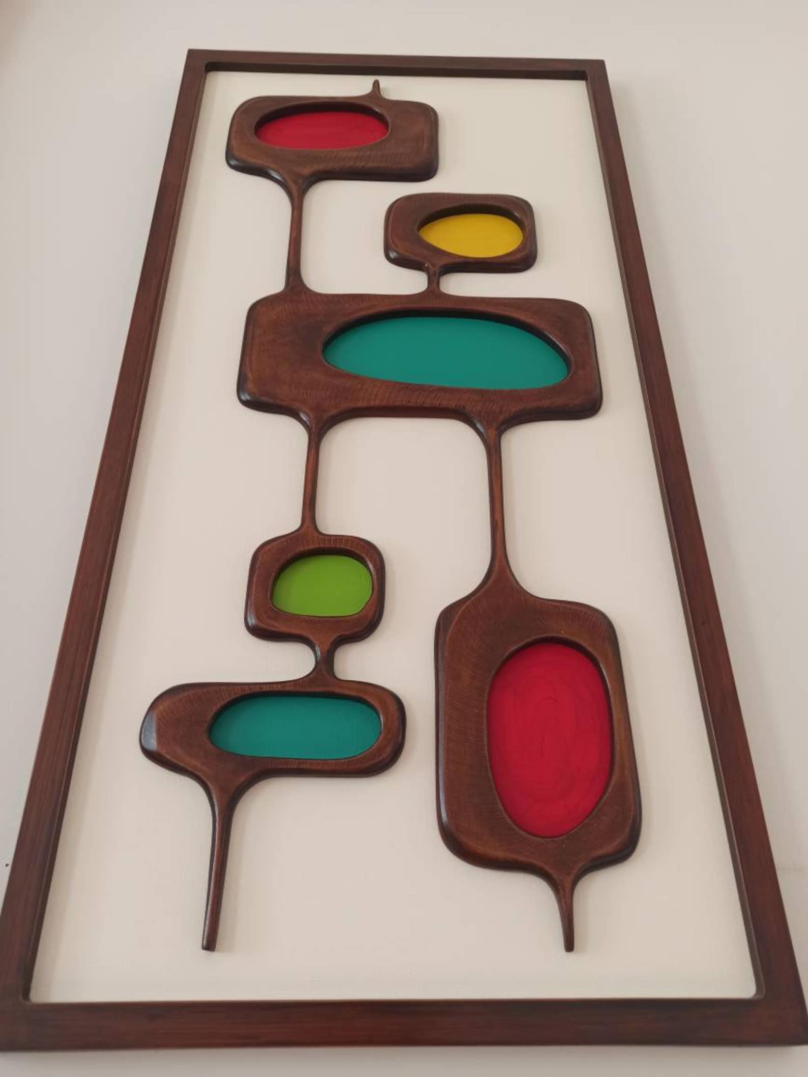 Mid Century Wall Art Wood Googie Tower 1970s Atomic Age - Etsy