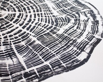 Wood Grain Print | Etsy