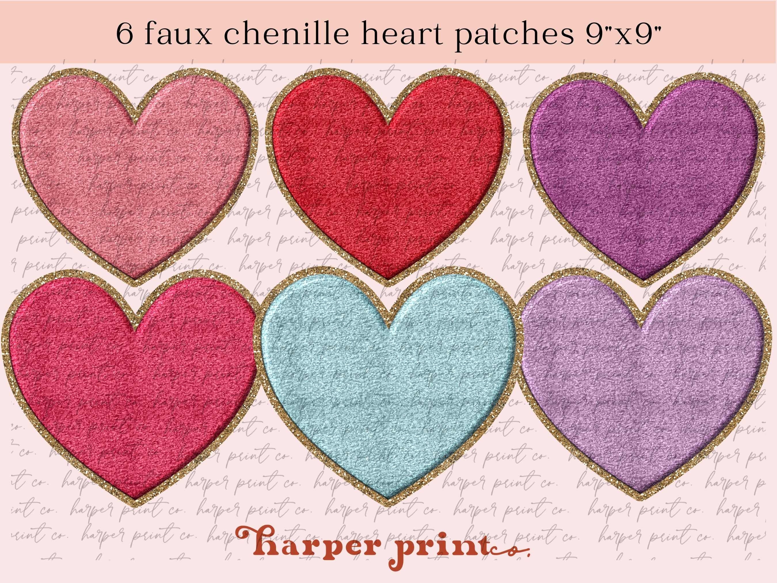 Valentines Faux Chenille Alphabet PNG Varsity Letters - Etsy