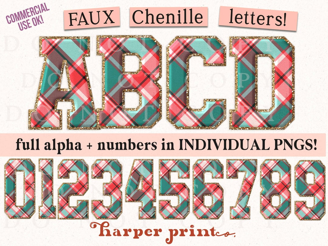 Christmas Letters PNG Alphabet for Sublimation Designs Downloads PNG ...