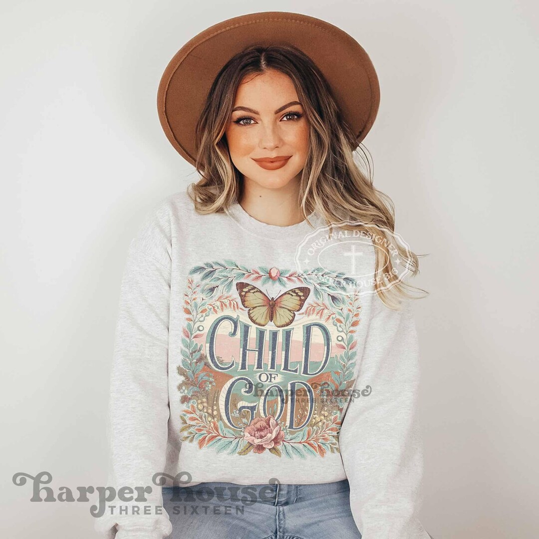 Child of God Png Christian Sublimation Designs Boho Dtf Designs for ...