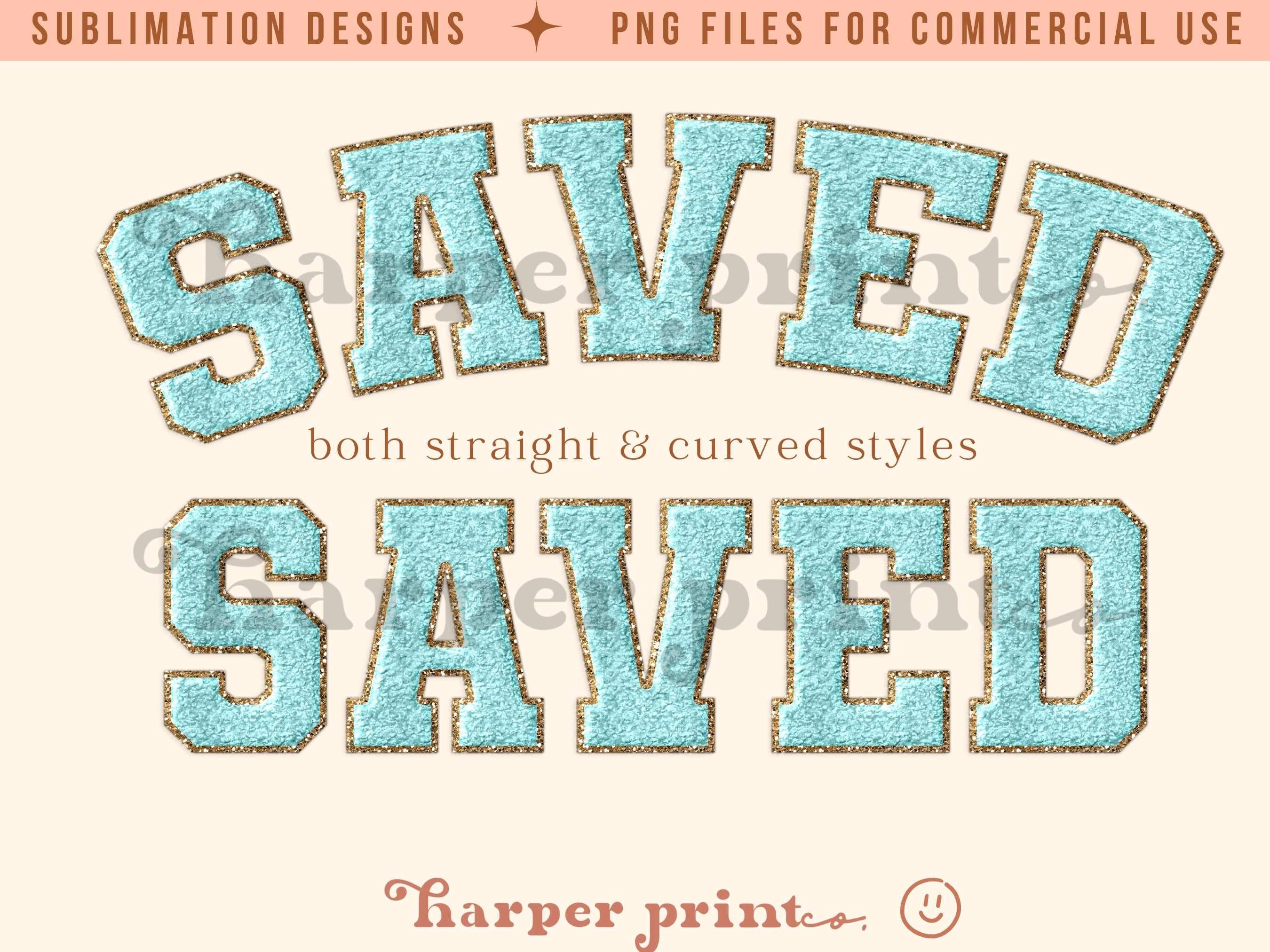 Chenille Patches DIGITAL Sublimation Designs Downloads, Saved PNG, Christian PNG Files for ...