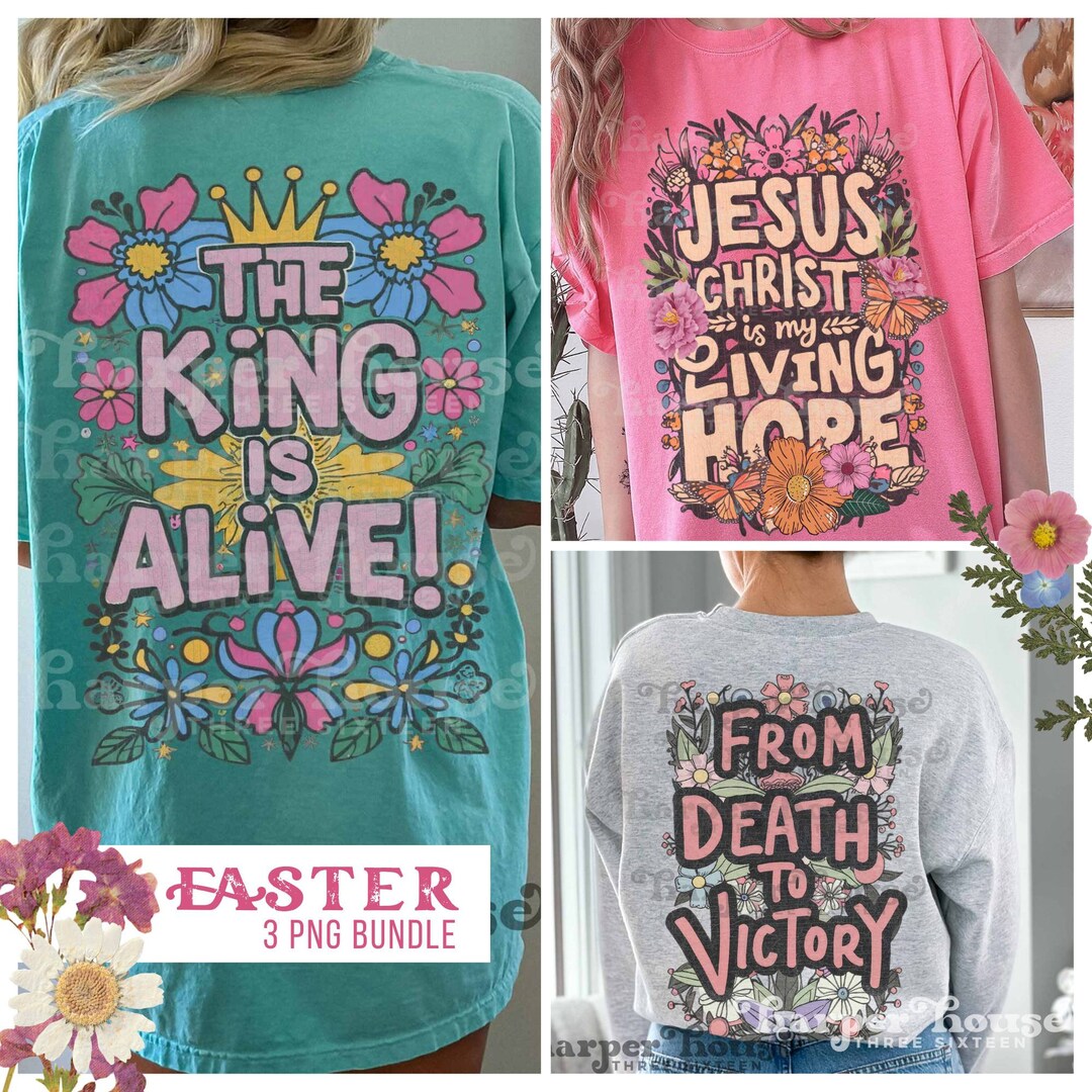 Easter PNG Bundle Sublimation Designs Downloads Christian Easter PNG ...
