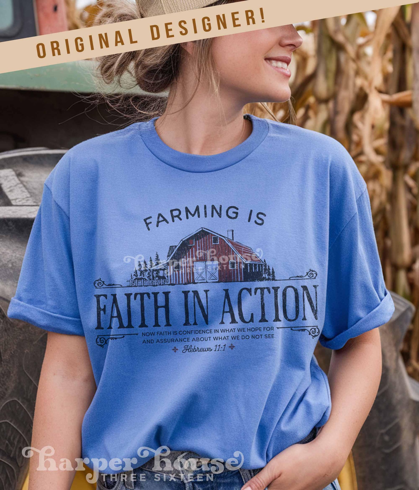 Farming Png Women in Agriculture Shirt Designs Faith Png Barn Png ...