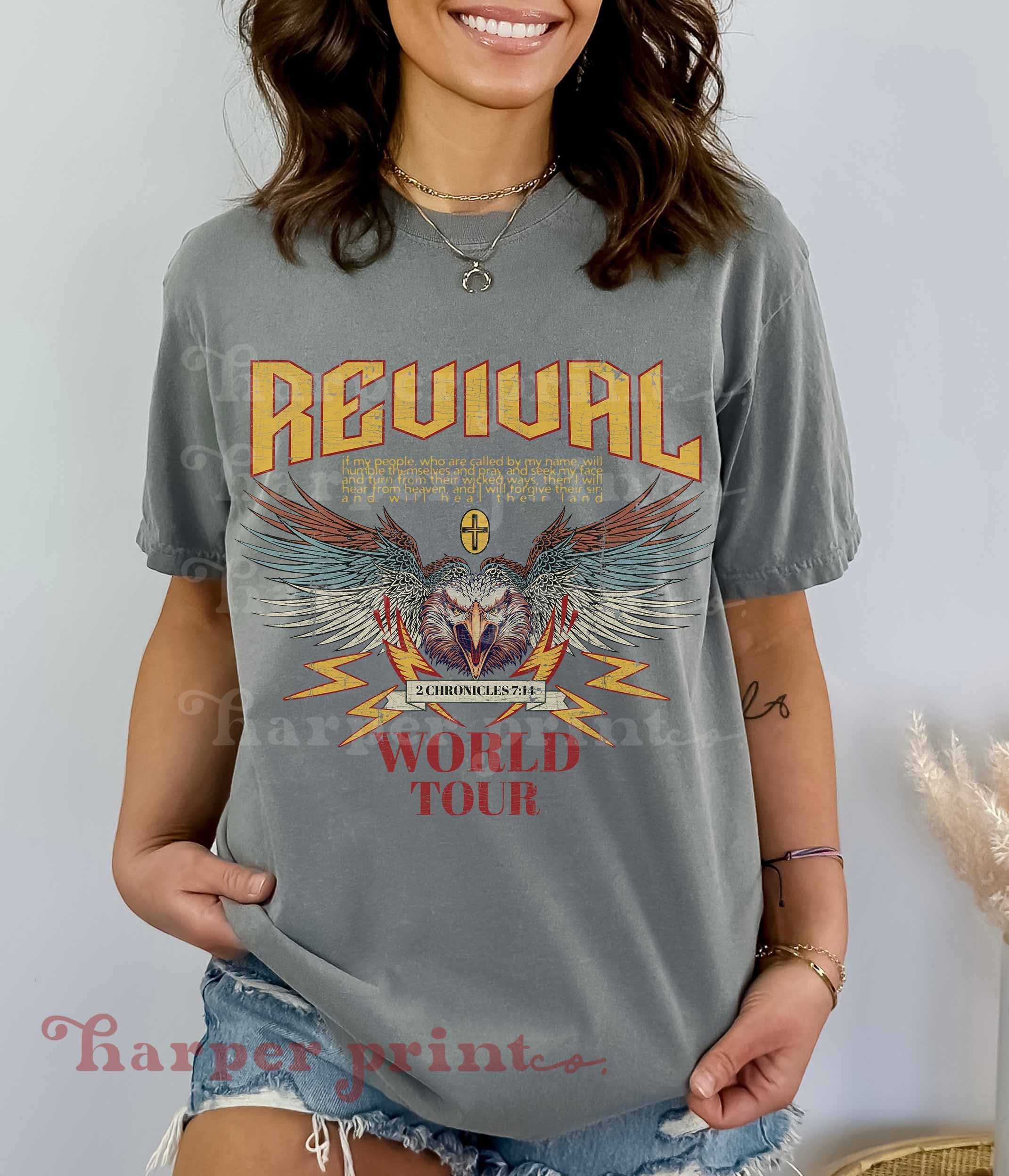 Christian Shirt PNG Revival World Tour Sublimation Designs Downloads ...