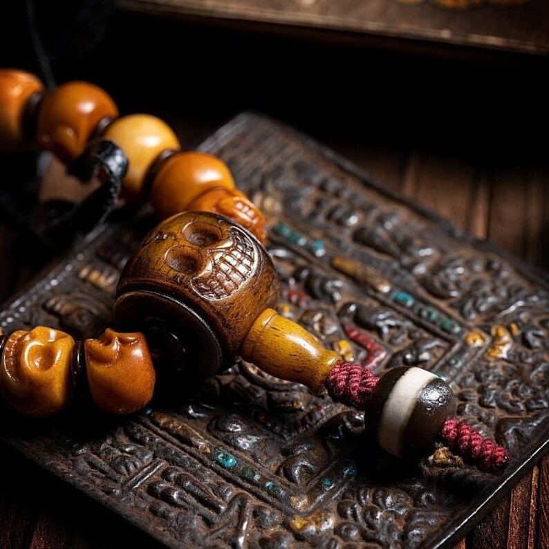 The Sacred Core of Kapala Mala Beads - Etsy