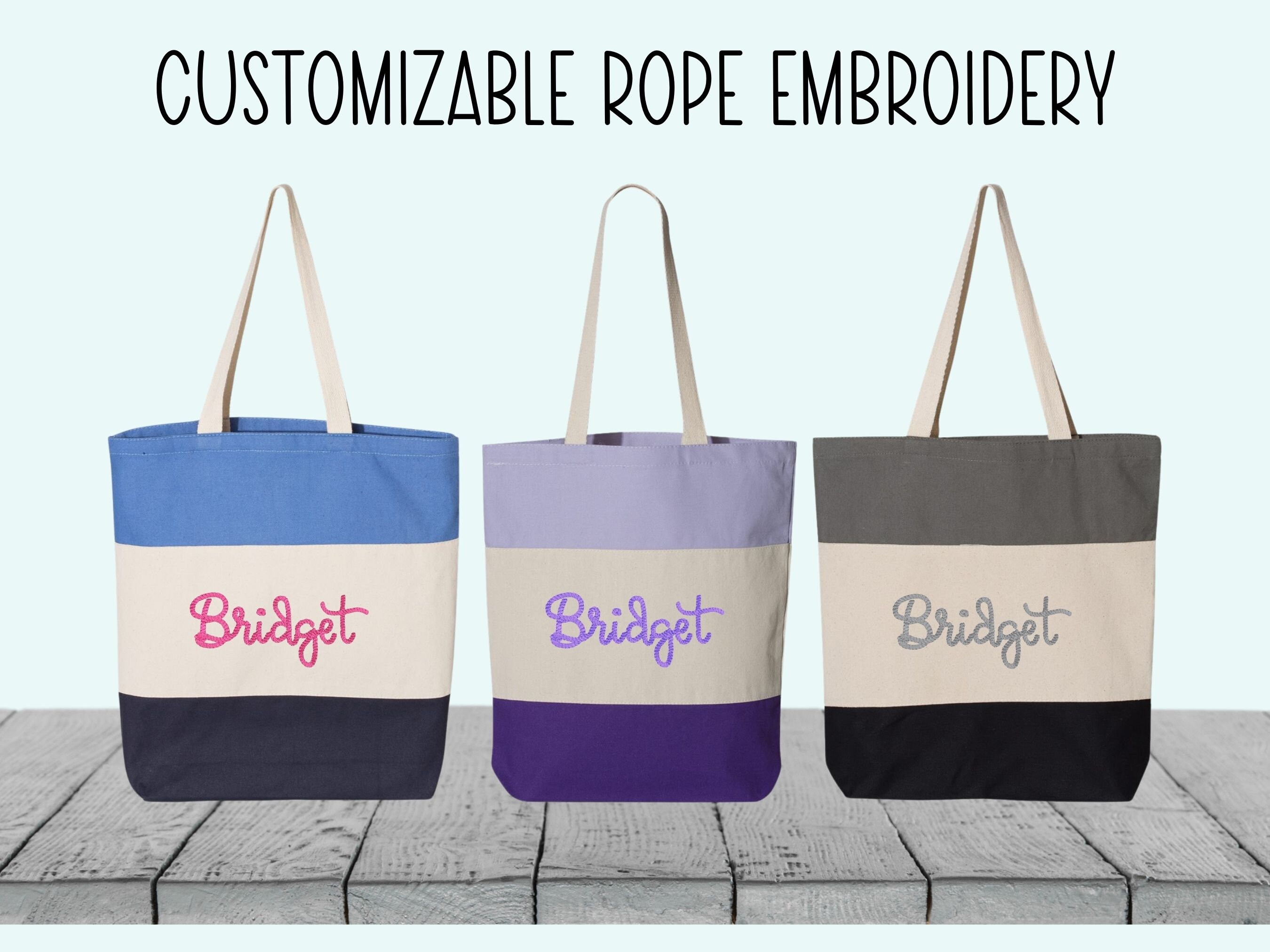 Personalized Cruise Bag Custom Embroidered Canvas Tote Cruise Ship ...