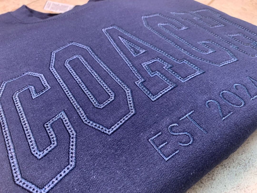 Personalized Embroidered Coach Sweatshirt, Gift for New Coach, Soccer ...