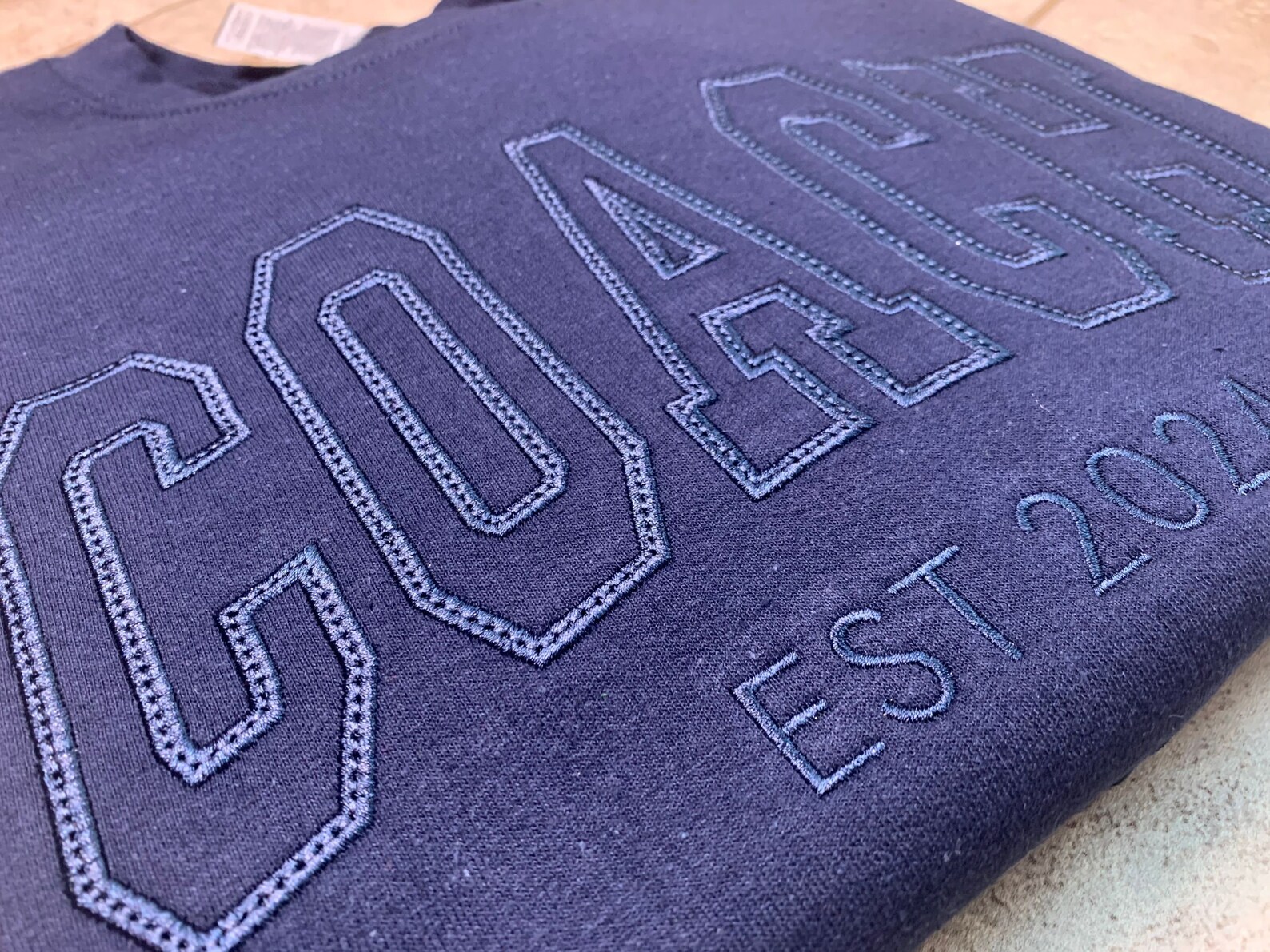 Personalized Embroidered Coach Sweatshirt, Gift for New Coach, Soccer ...