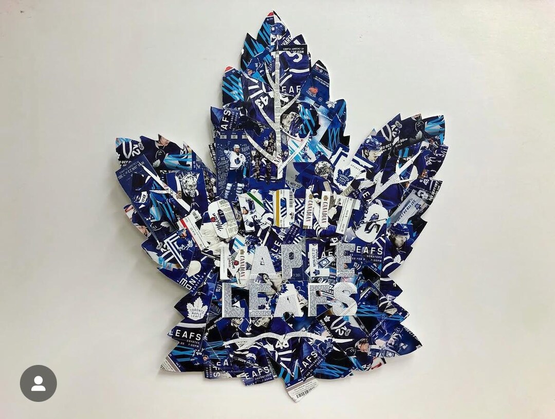 Limited Edition Toronto Maple Leafs Ticket Collage - 23, and 24/25 - Etsy