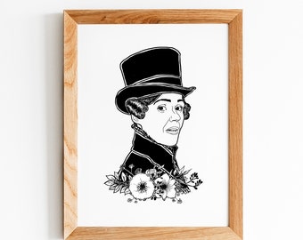 Anne Lister Gentleman Jack Printable Art Home Decor - Etsy