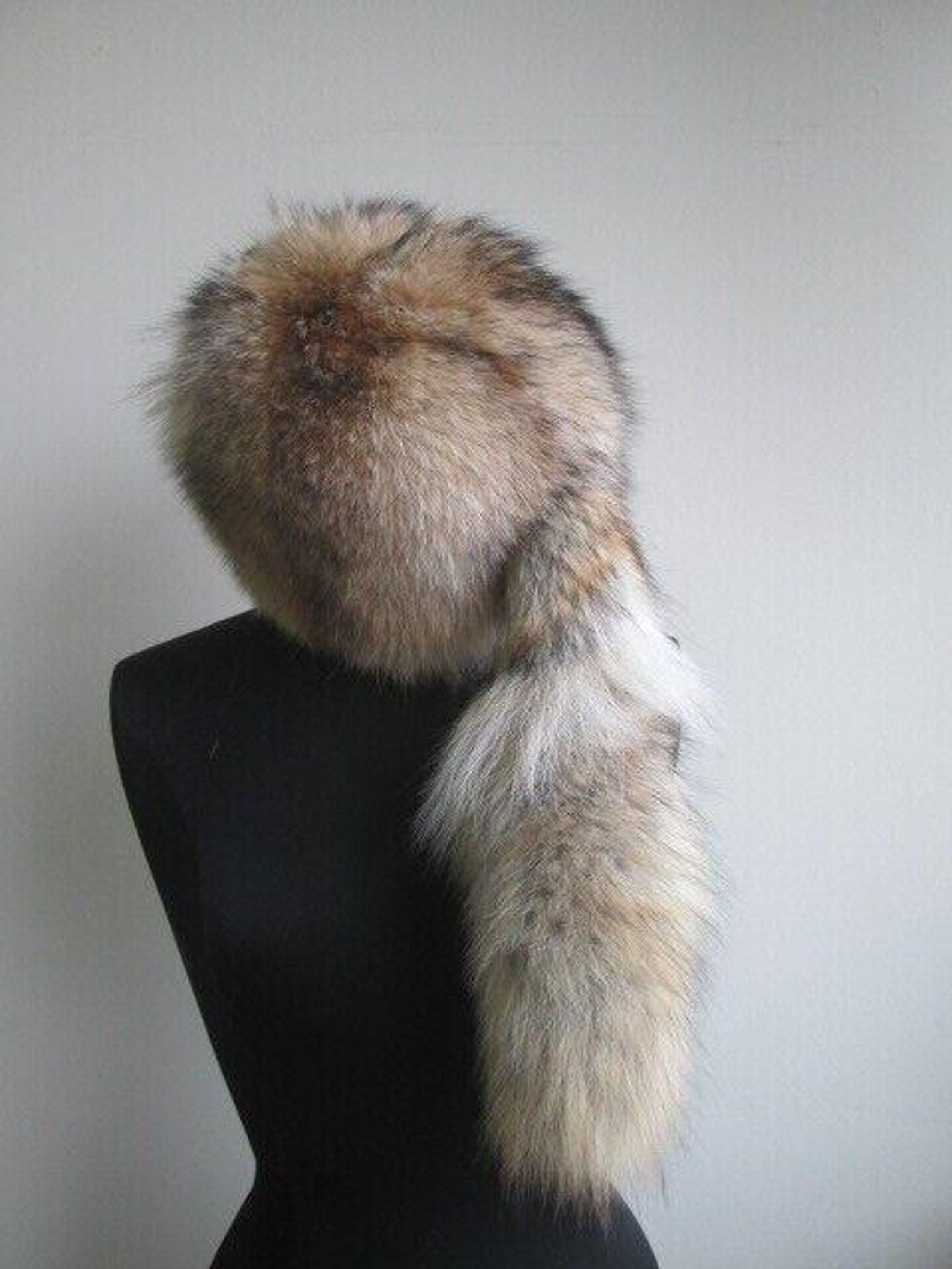Men's New Coyote Fur Davy Crockett Frontier Trapper Hat Men - Etsy