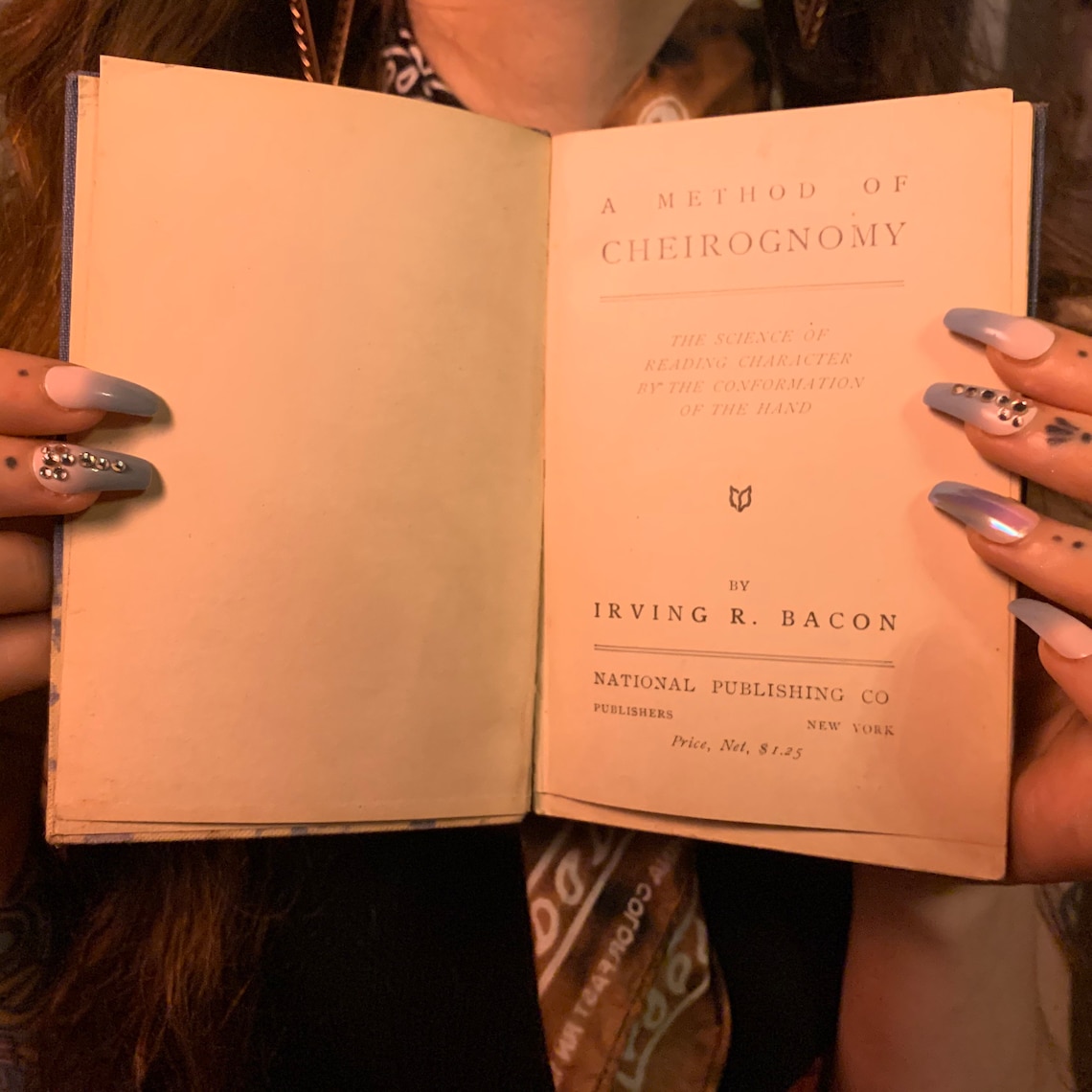 Cheirognamy Antique Palmistry Book - Palmistry Astrology Grimoire ...