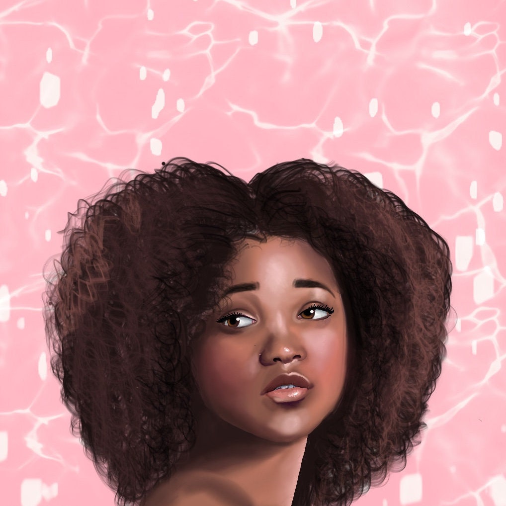 Custom Digital Portrait (color) - Etsy