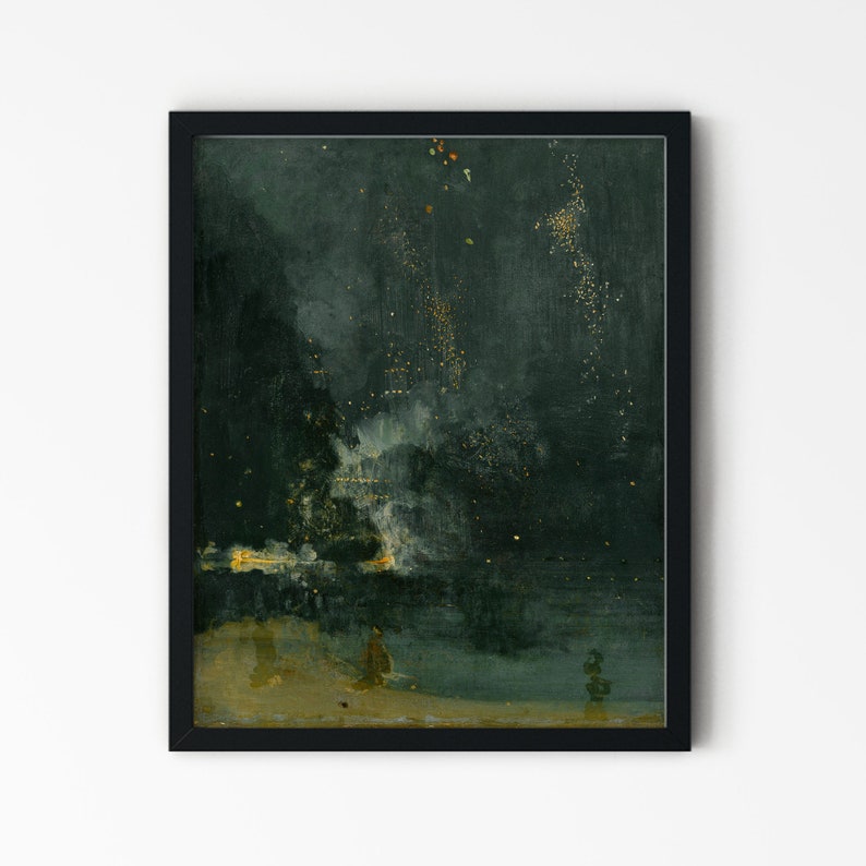Nocturne in Black and Gold the Falling Rocket by James Mcneill Whistler ...