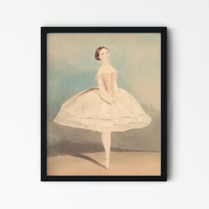 Ballerina Painting of Miss Clara Webster by G.A. Turner 1845 Famous ...