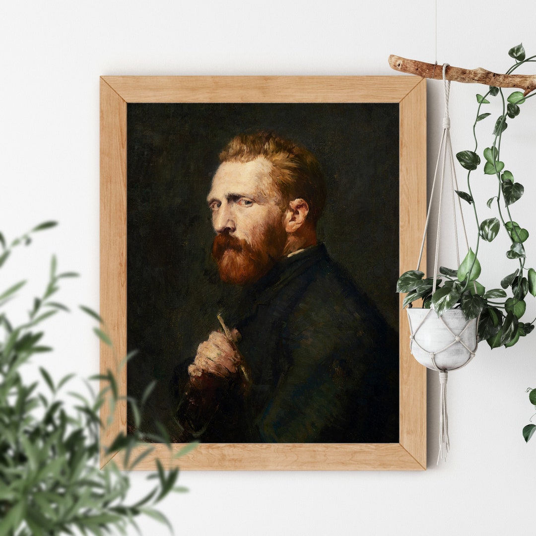 Portrait of Vincent Van Gogh by John Russell 1886 Famous Dark Academia ...