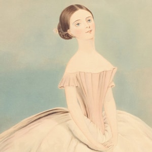 Ballerina Painting of Miss Clara Webster by G.A. Turner 1845 Famous ...