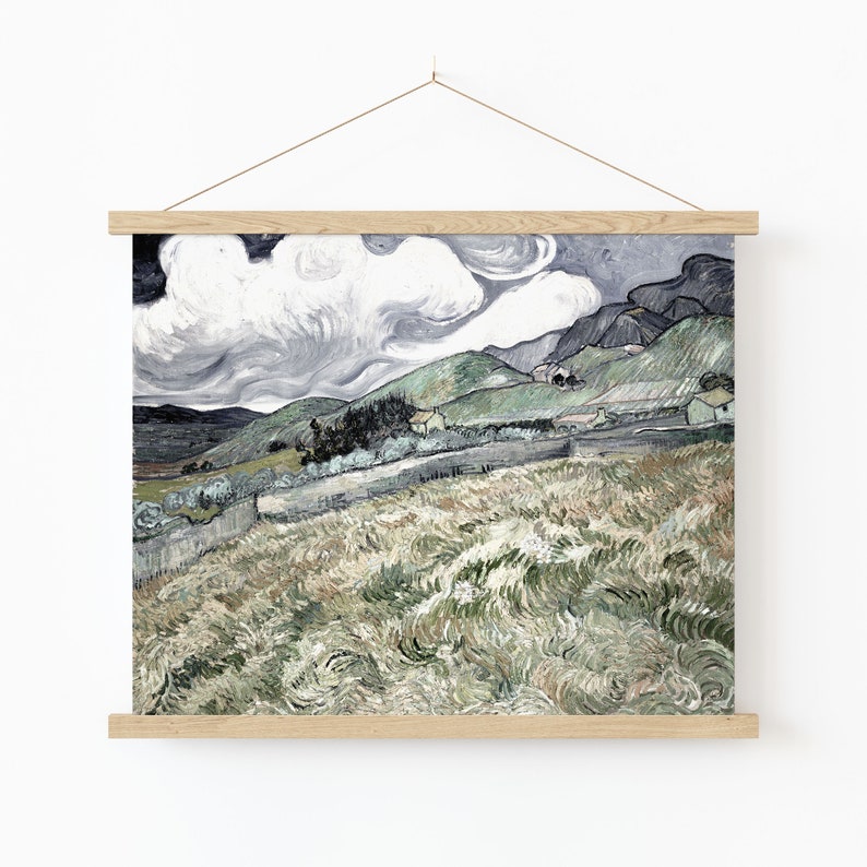 Landscape From Saint-remy by Vincent Van Gogh 1889 Famous - Etsy