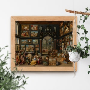 Apelles Painting Campaspe by Willem Van Haecht 1630 High Quality Dark ...