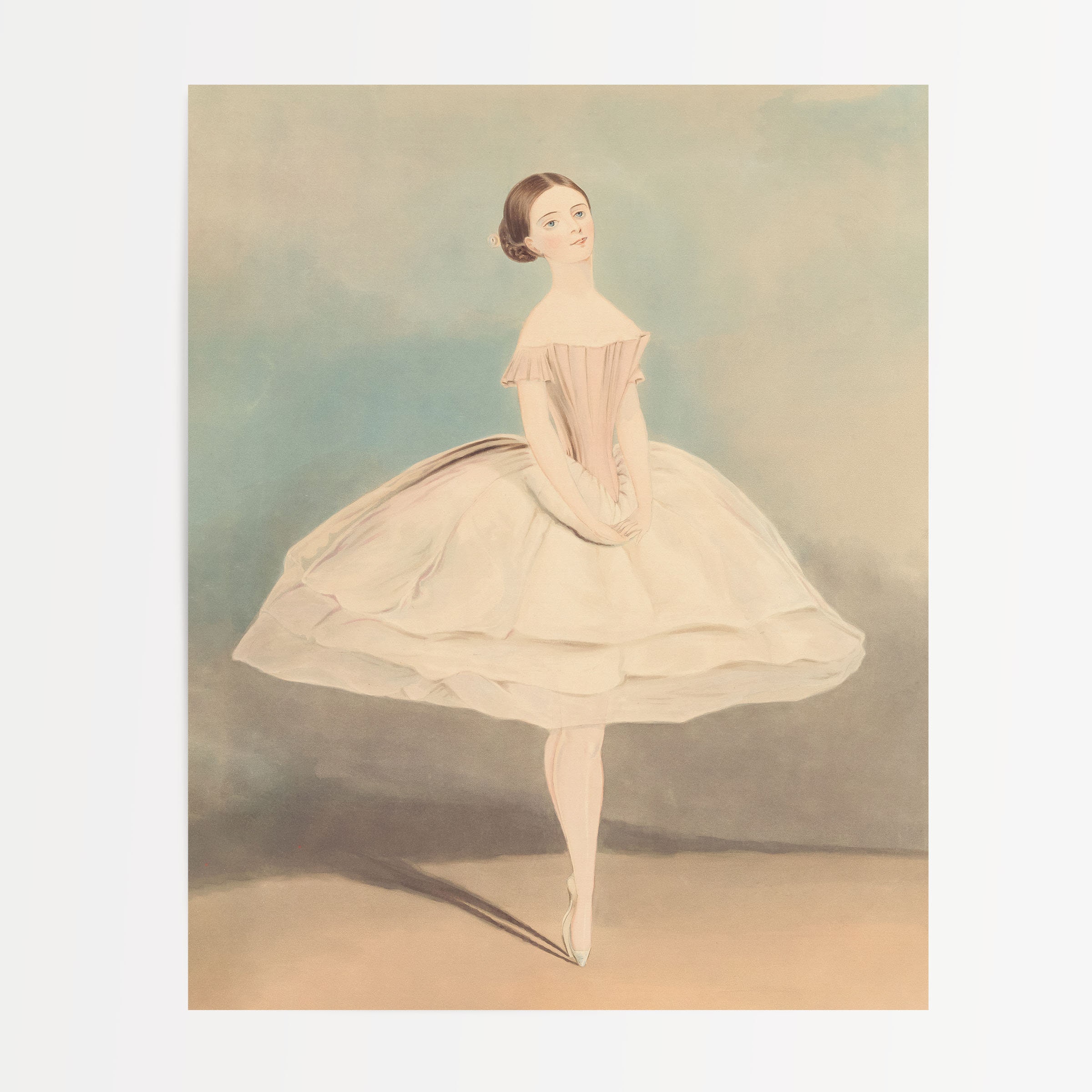 Ballerina Painting of Miss Clara Webster by G.A. Turner 1845 Famous ...