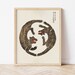 Japanese Tigers by Taguchi Tomoki 1860-1869 Famous Yin-yang Circle ...