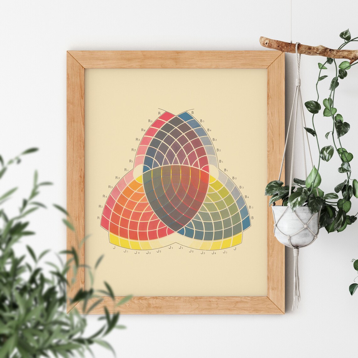 Color Theory Vintage Illustration Drawn by Charles Lacouture - Etsy