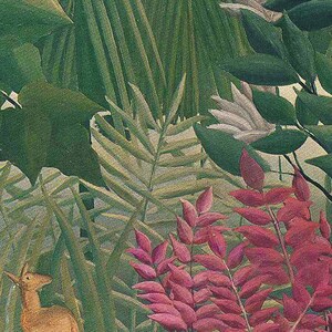 The Waterfall by Henri Rousseau 1910 High Quality Famous Tropical Wild ...