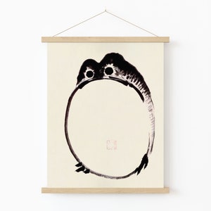 Funny Art, Japanese Painting, Silly Depressed Frog Art, Animal Nature ...