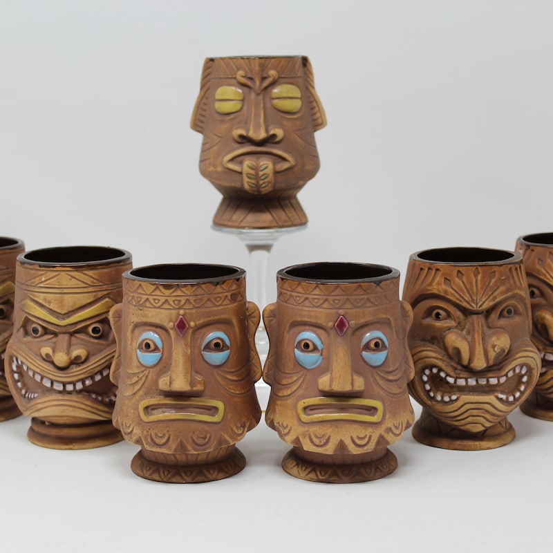 Tiki Ceramic Mask - Etsy