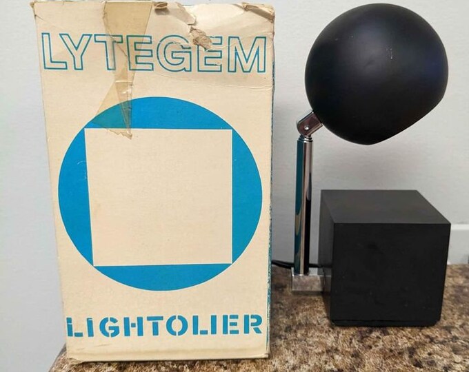 1965 Lytegem Lightolier Eyeball Lamp, Model 8001 - Etsy