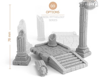 Roman Ruins Ver.1 Dnd Miniature Terrain for Dungeons and Dragons, D&D ...
