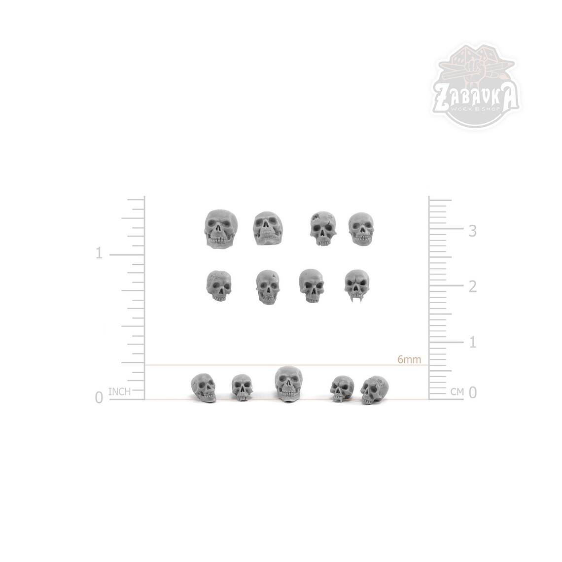 Human Skulls 96 Pcs 28mm 32mm Scale Terrain Bases - Etsy