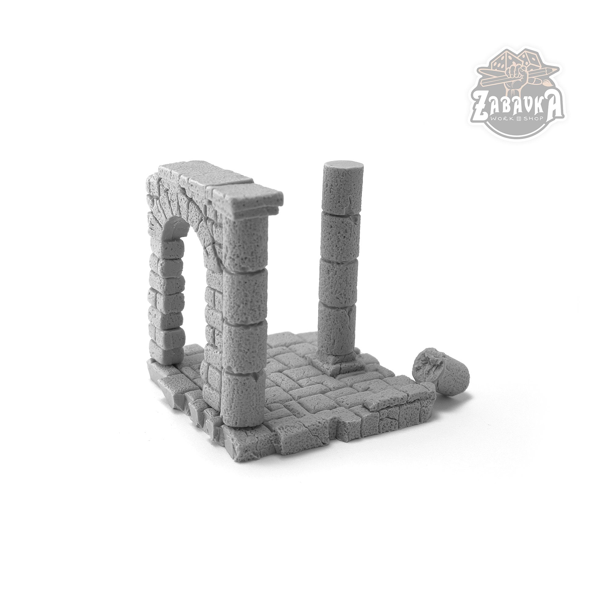 Medieval Greek Arch 28mm 32mm Fantasy Resin Bases and | Etsy