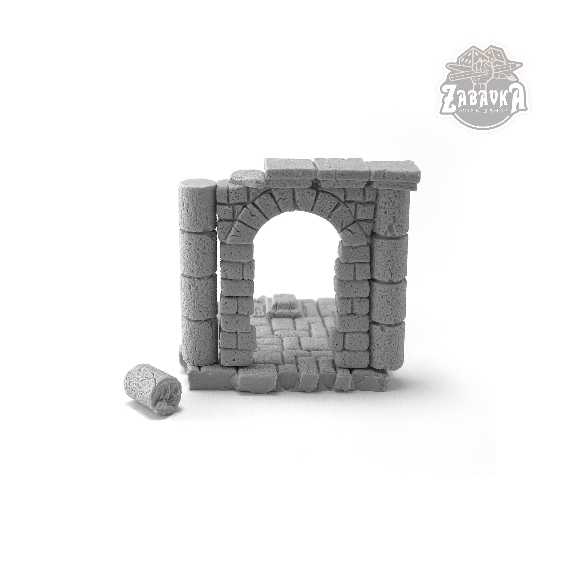 Medieval Greek Arch 28mm 32mm Fantasy Resin Bases and | Etsy