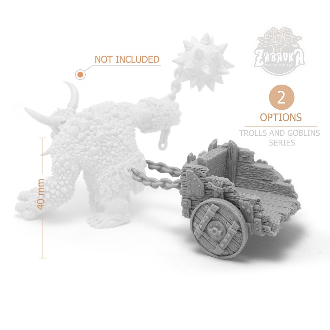 Goblin Cart 25mm Fantasy Resin Miniature for Tabletop Gaming D&D Dnd by ...
